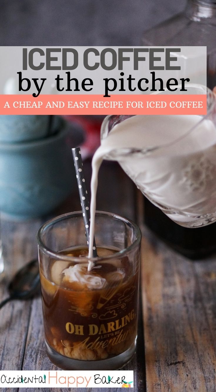 Iced Coffee by the Pitcher - Accidental Happy Baker