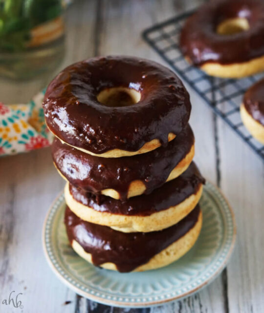 Chocolate Glazed Orange Donuts - Accidental Happy Baker