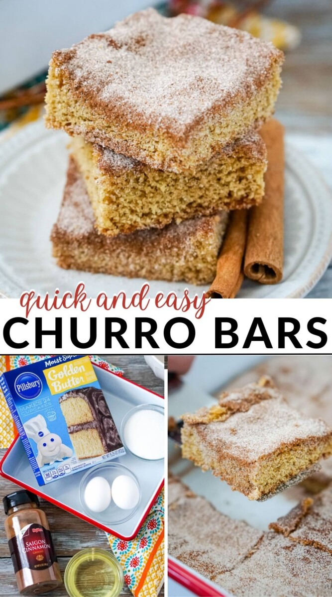 Churro Bars - Accidental Happy Baker