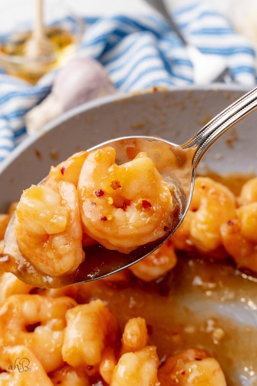 Sticky Honey Garlic Shrimp - Accidental Happy Baker